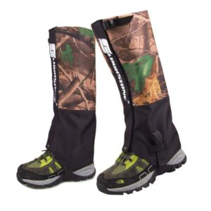 cam hiking leg gaiters, snake gaiters for men, adjustable waterproof snowproof snow boot gators for walking climbing trekking hunting trip