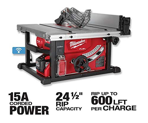 Milwaukee 2736-20 M18 FUEL ONE-KEY 8-1/4 in. Table Saw, Tool Only - Battery and Charger NOT Included