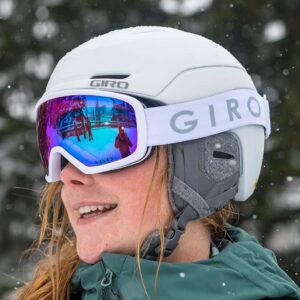 Giro Avera MIPS Ski Helmet - Snowboard Helmet for Women & Youth - Matte White - Size M (55.5-59cm)