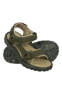 mountain warehouse crete mens sandals - soft, walking, summer khaki 12 m us men