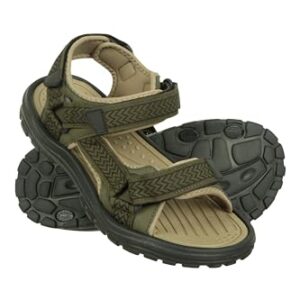 Mountain Warehouse Crete Mens Sandals - Soft, Walking, Summer Khaki 12 M US Men