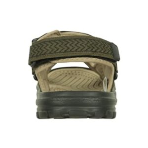 Mountain Warehouse Crete Mens Sandals - Soft, Walking, Summer Khaki 12 M US Men