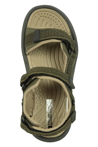 Mountain Warehouse Crete Mens Sandals - Soft, Walking, Summer Khaki 12 M US Men