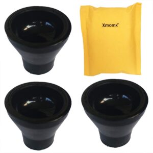 xmomx 3 pcs tee golf ball retriever sucker grabber suction cup pick up back saver put on putter grip