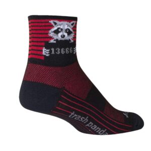 sockguy classic 3in busted cycling/running socks (busted - s/m)