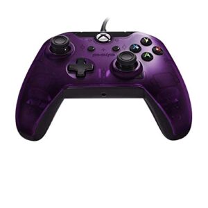 pdp gaming wired controller: royal purple - xbox one