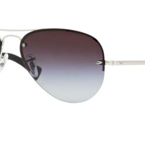 Ray-Ban RB3449 003/8G 59M Silver/Grey Gradient Sunglasses For Men For Women