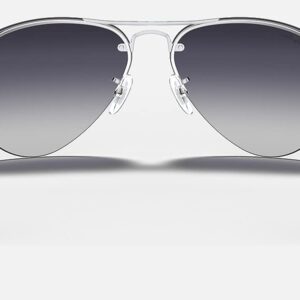 Ray-Ban RB3449 003/8G 59M Silver/Grey Gradient Sunglasses For Men For Women