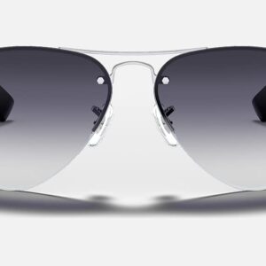 Ray-Ban RB3449 003/8G 59M Silver/Grey Gradient Sunglasses For Men For Women