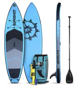 crossbreed airtech inflatable sup - blue | slingshot sports