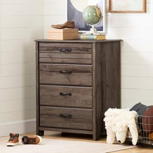 South Shore Ulysses 4-Drawer Chest, Fall Oak