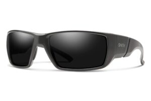 smith transfer chromapop polarized sunglasses, matte charcoal, chromapop polarized black