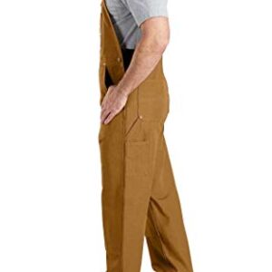 Carhartt Men'sRelaxed Fit Duck Bib Overall Carhartt Brown,L30-W40