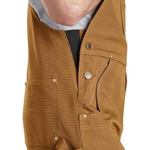 Carhartt Men'sRelaxed Fit Duck Bib Overall Carhartt Brown,L30-W40