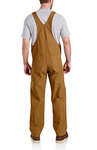 Carhartt Men'sRelaxed Fit Duck Bib Overall Carhartt Brown,L30-W40