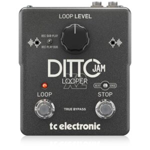 tc electronic guitar looper effects pedal, black (ditto jam x2