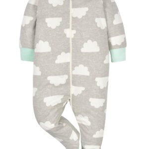 Gerber Unisex Baby 4 Pack Sleep 'N Play Footie Elephants 0-3 Months