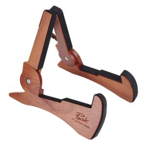 wooden guitar stand instrument stand portable collapsible guitar holder for acoustic classical guitar(mahogany)