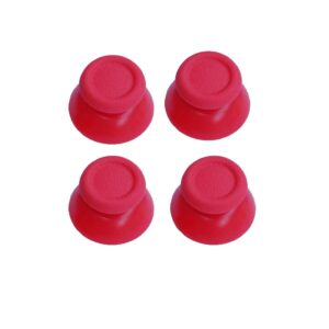 2 Pairs Thumbsticks Analog Thumb Sticks for Sony Playstation Dual Shock 4 PS4 Controller (Red)