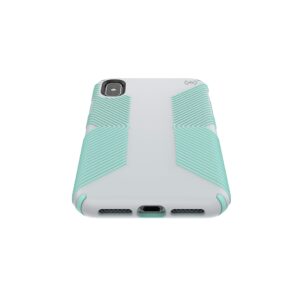 Speck Products Presidio Grip iPhone Xs Max Case, Dolphin Grey/Aloe Green