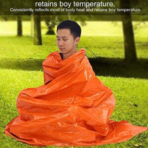 Emergency Sleeping Bag Bivy Sack Lightweight Thermal Waterproof Wear Resistant and Highly Reflective, All Weather Energency Bag for Camping Hiking Outdoor Survive