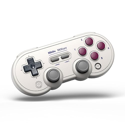 8BitDo Sn30 Pro Bluetooth Controller for Switch/Switch OLED, PC, macOS, Android, Steam Deck & Raspberry Pi (G Classic Edition)