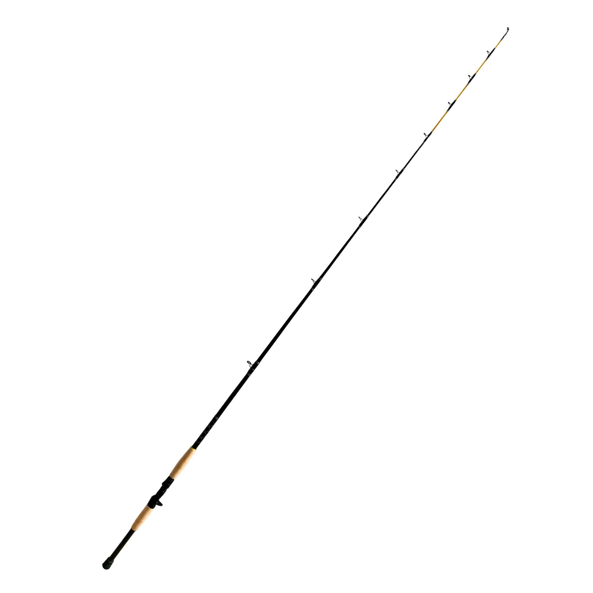 EatMyTackle 10-15 Pound Classic Baitcaster - 7 Foot Jigging Rod