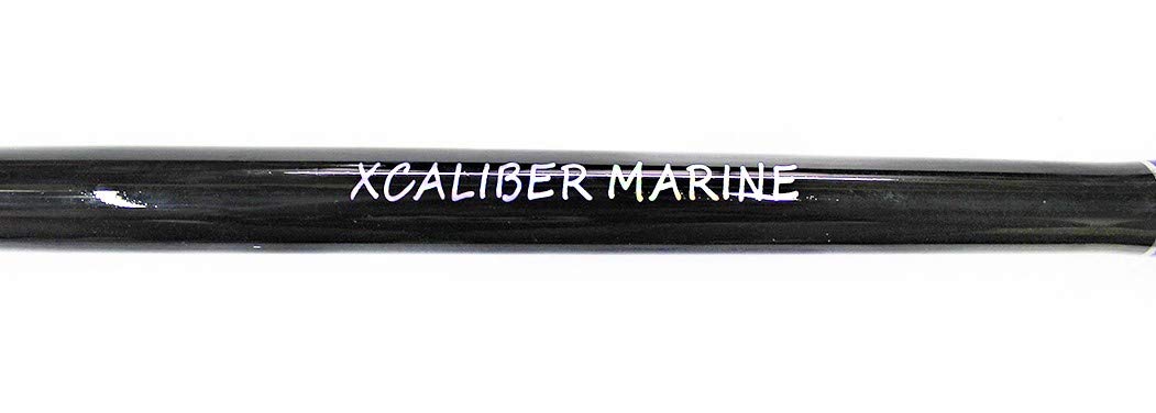 Xcaliber Marine Pair (2) Tournament Series 15-30lb Saltwater Trolling Rod w/Pac Bay Guides (Blue & Silver)