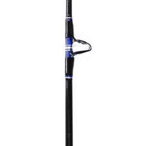 Xcaliber Marine Pair (2) Tournament Series 15-30lb Saltwater Trolling Rod w/Pac Bay Guides (Blue & Silver)