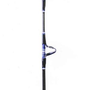 Xcaliber Marine Pair (2) Tournament Series 15-30lb Saltwater Trolling Rod w/Pac Bay Guides (Blue & Silver)