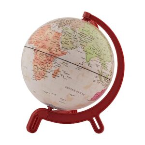 waypoint geographic giacomino globe, 6” diameter world globe featuring the earth continents, up-to-date mini globe for kids, learning tool for home and classroom, antique