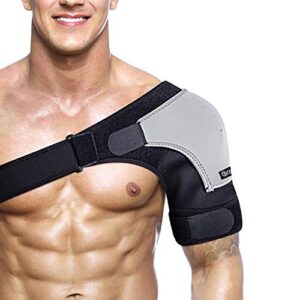 shoulder brace for women and men | adjustable compression rotator cuff support | for arthritis | injury prevention | dislocated ac joints (medium)…