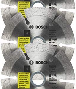 Bosch DB441SB3 3 pc. 4 In. Segmented Rim Diamond Blades for Universal Rough Cuts