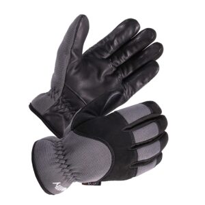 skydeer winter leather work gloves, warm fleece insulation lining for cold weather work, water resistance, thermal insulated gloves (sd2240t/xl)