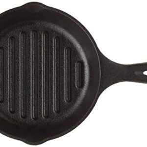 Lodge Cast Iron Grill Pan, 6.5 Inch