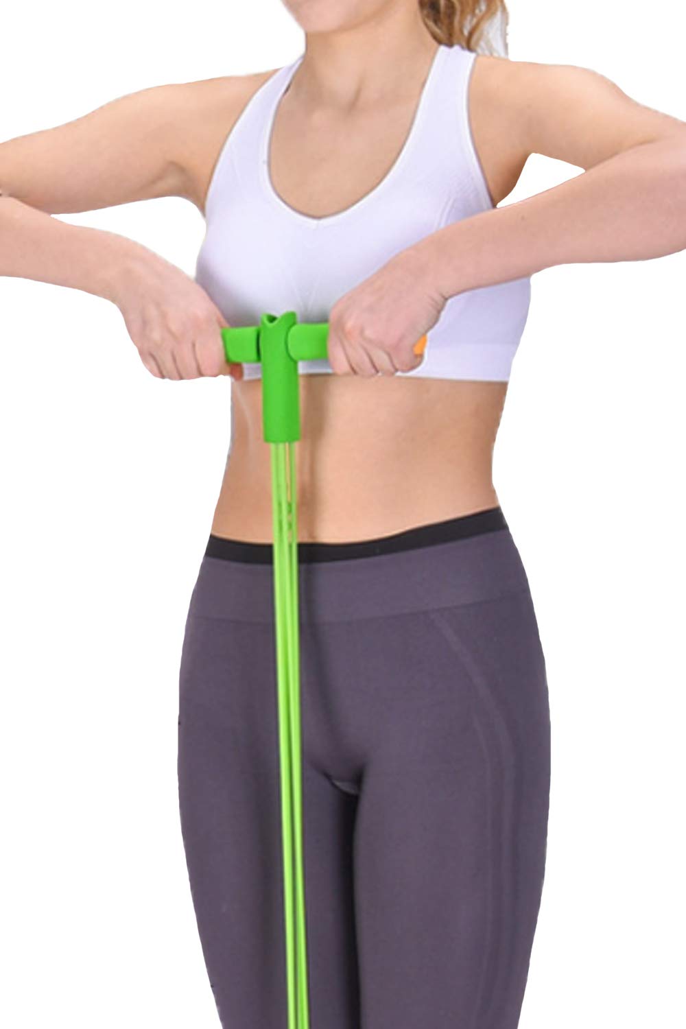 SMTD Home Resistance Band Muscle Workout Abdominal Training Equipment Gym Fitness Yoga Pilates Sports Exercise Bands Green