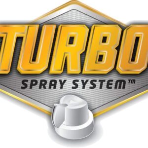 Rust-Oleum 334128-6PK Stops Rust Turbo Spray Paint, 24 oz, Gloss Black, 6 Pack