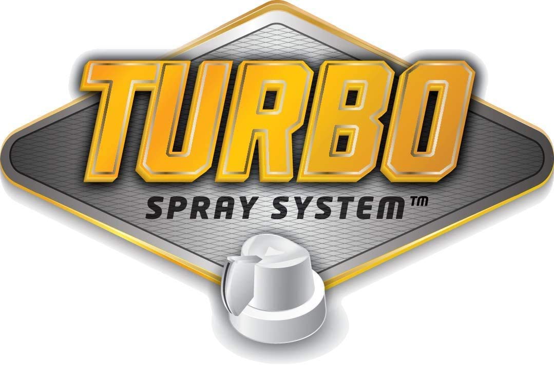 Rust-Oleum 334128-6PK Stops Rust Turbo Spray Paint, 24 oz, Gloss Black, 6 Pack