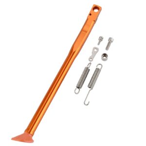 nicecnc all orange side stand kickstand compatible with ktm exc 125 150 200 250 300 400 450 525 1998-2007 replace part number:50303026100 or 50303023000, see fitment