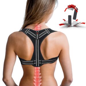 posture corrector for women, adjustable for men, effective comfortable best brace for posture under clothes, back support posture brace for shoulder and back pain relief