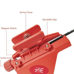 Fletching Tool Jig with Right Straight and Helix Clamps for DIY Archery Arrows Feathers Vanes