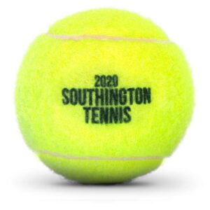 chalktalksports personalized printed tennis ball | team name and year