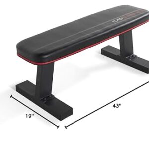 CAP Barbell Flat Utility Bench, Black