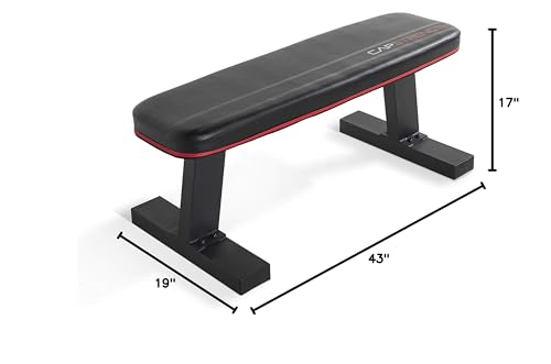 CAP Barbell Flat Utility Bench, Black