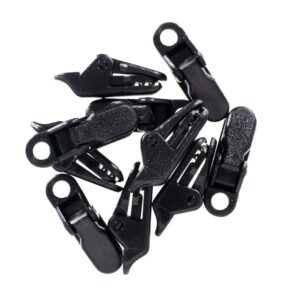 built for survival 10 pack - black awning tarp clamps trap clips jaw tent snaps camping clips tighten