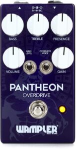 wampler pantheon overdrive guitar effects pedal