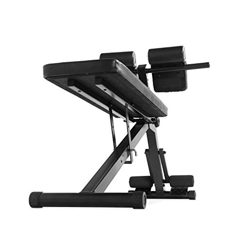 CAP Barbell Hyperextension/Ab Bench,Black