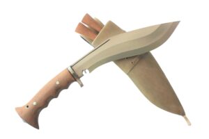 8 inch khukuri/kukri knife : model - iraqi gripper blocker, handmade machete, bladed