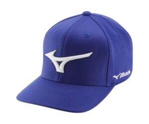 mizuno diamond snapback hat, royal, one size