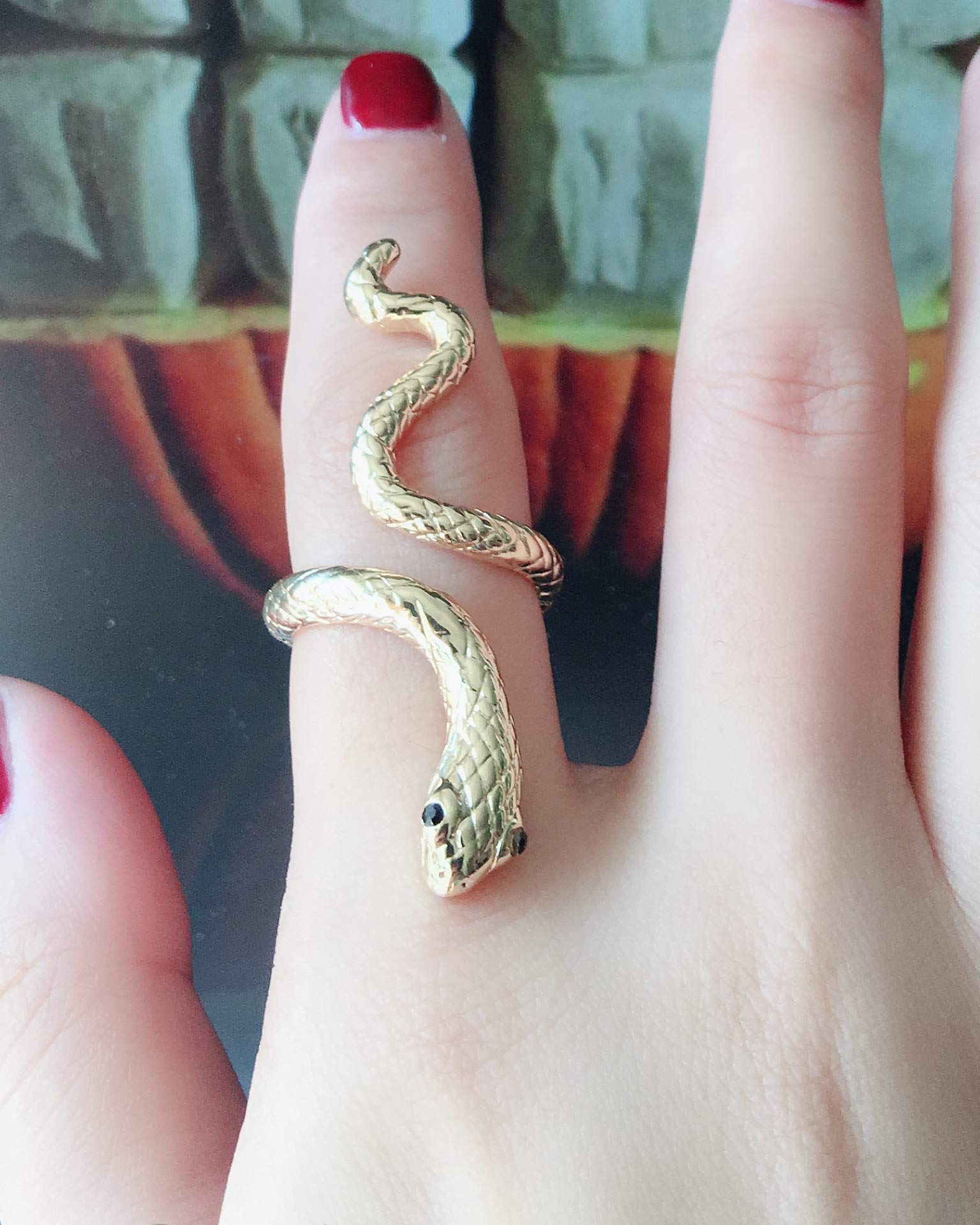 choice of all Gold Snake Jewelry for Women Snake Necklace Bracelets Rings Punk Gothic Animal Jewelry Halloween Party Costume Accessories